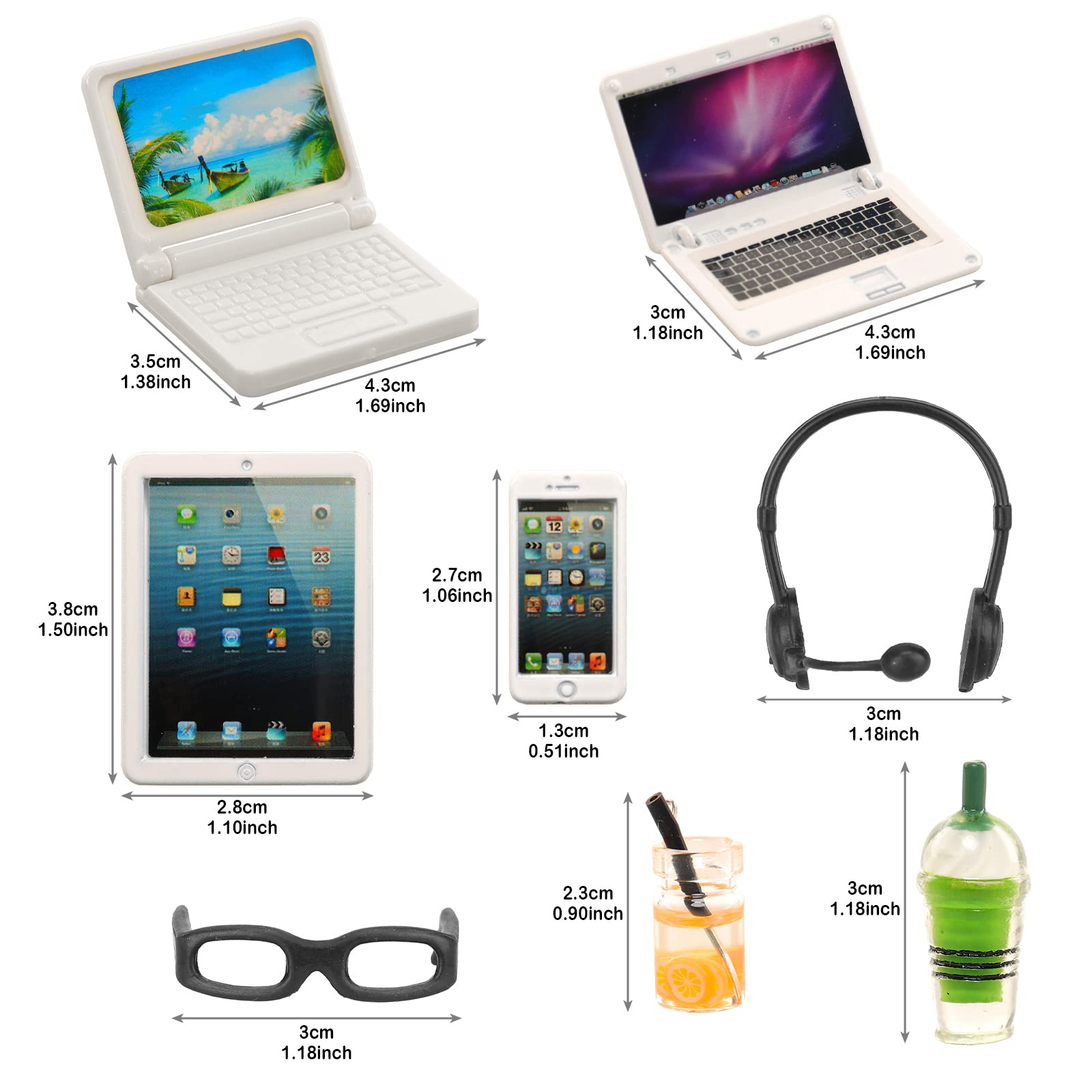 Snapklik.com : ENOCHT 9 Pack Small Size Laptop Computer Tablet Phone ...