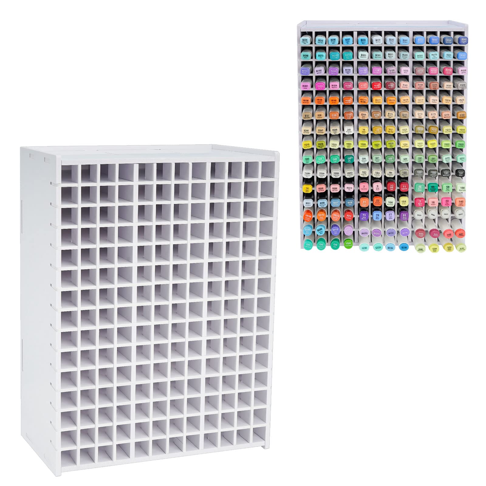 Snapklik.com : SANFURNEY Art Marker Storage Rack For 180 Markers