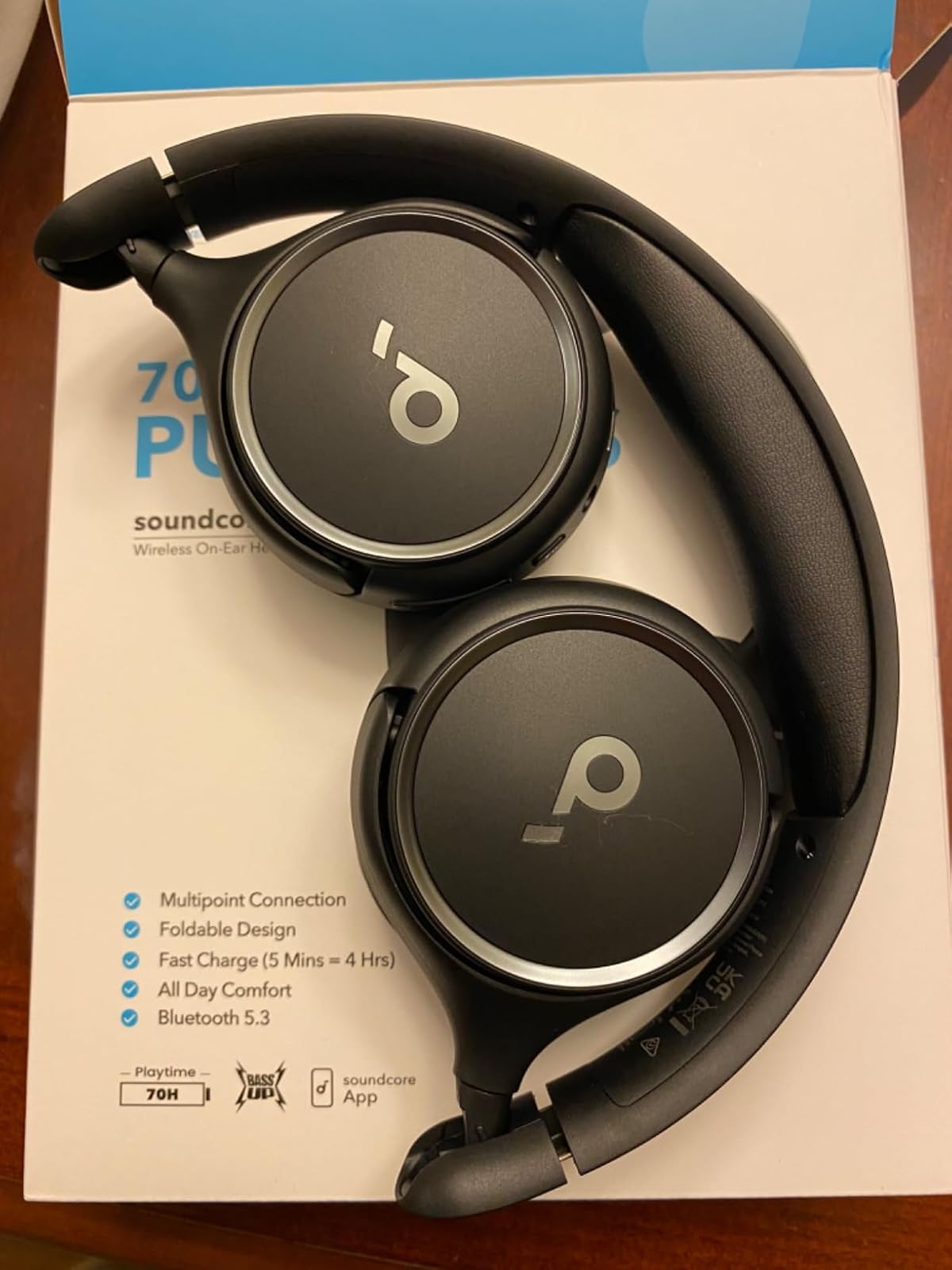 Buy Soundcore H30i Wireless On-Ear Headphones, Foldable Design, Pure ...