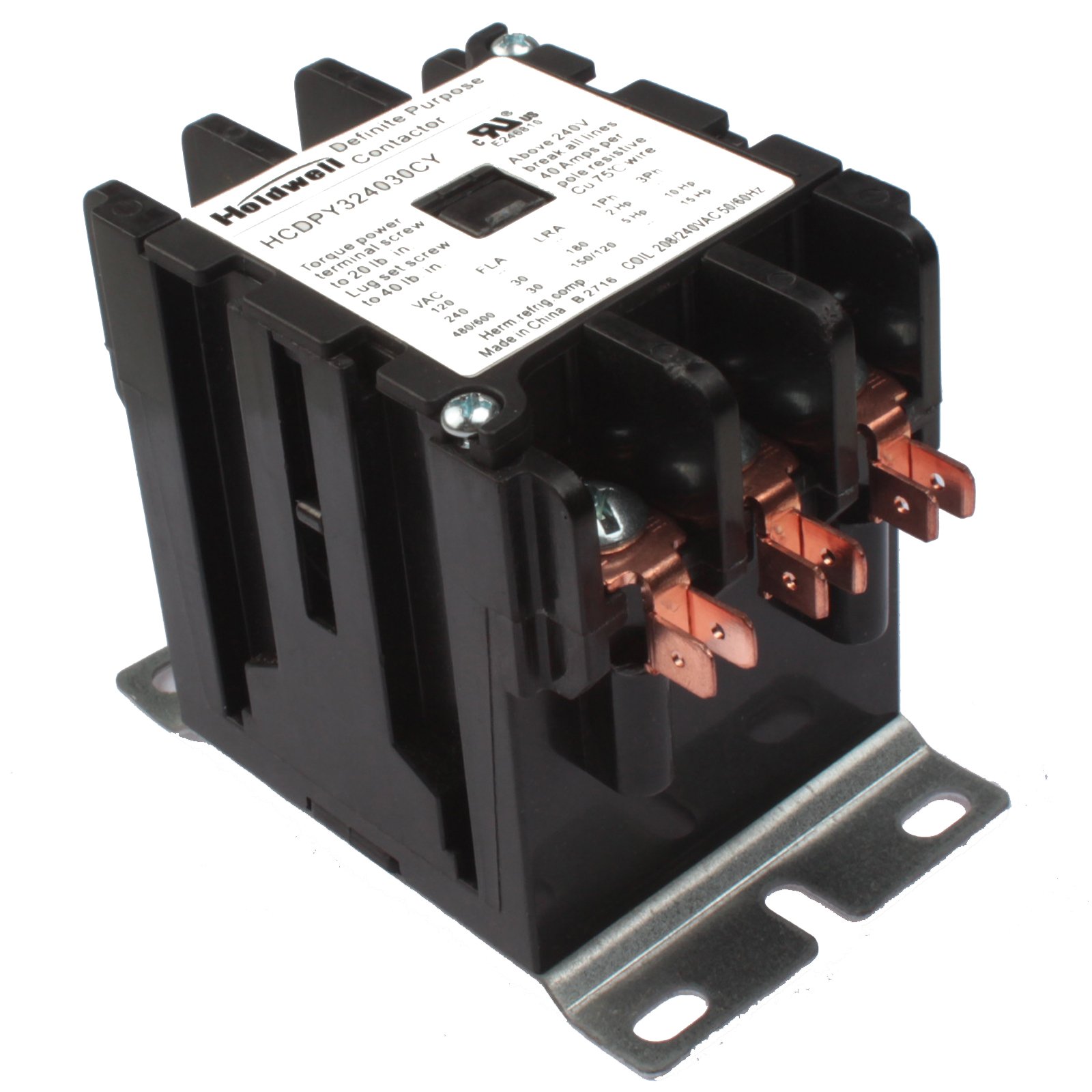 Snapklik.com : Holdwell 42BF35AG 3 Pole 20 Amp 25 Amp 30 Amp 240V Coil ...