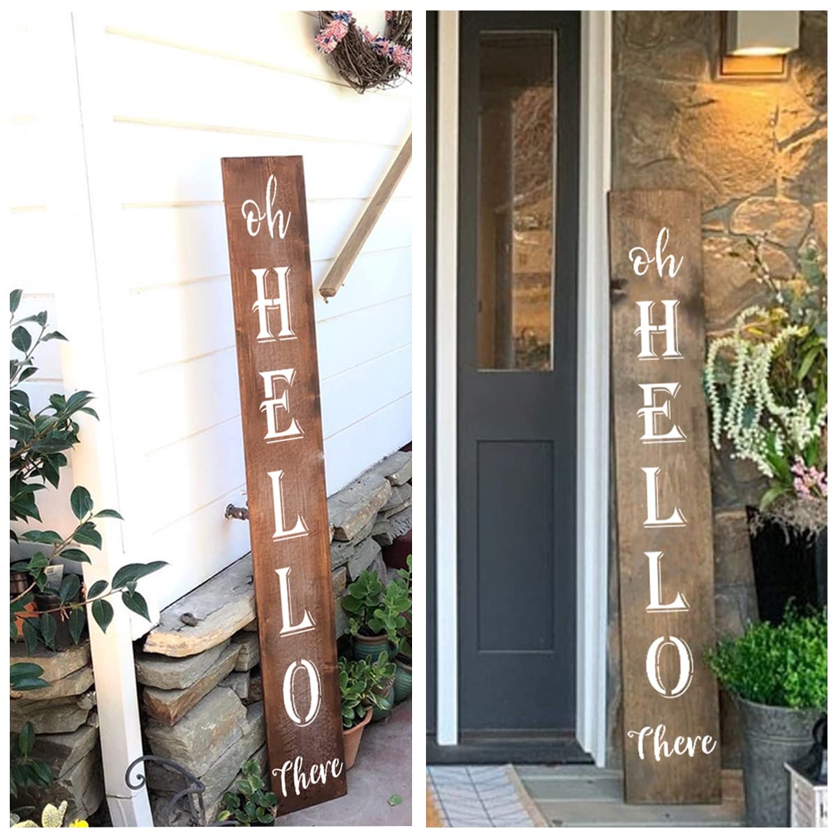 Snapklik.com : Large Oh Hello There Stencil - 7 Pack Vertical Oh Hello ...