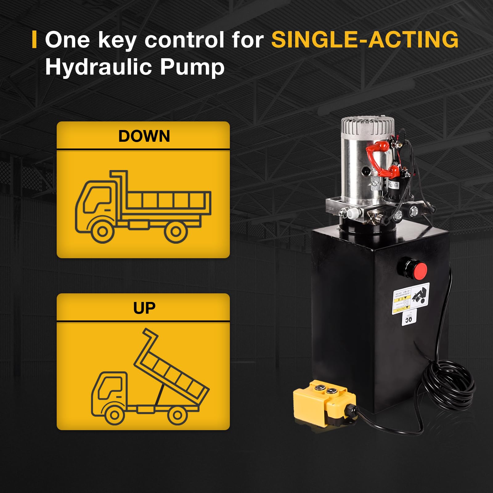 Snapklik.com : VAIDPRO 3 Wire Dump Trailer Remote Control Switch 12V DC ...