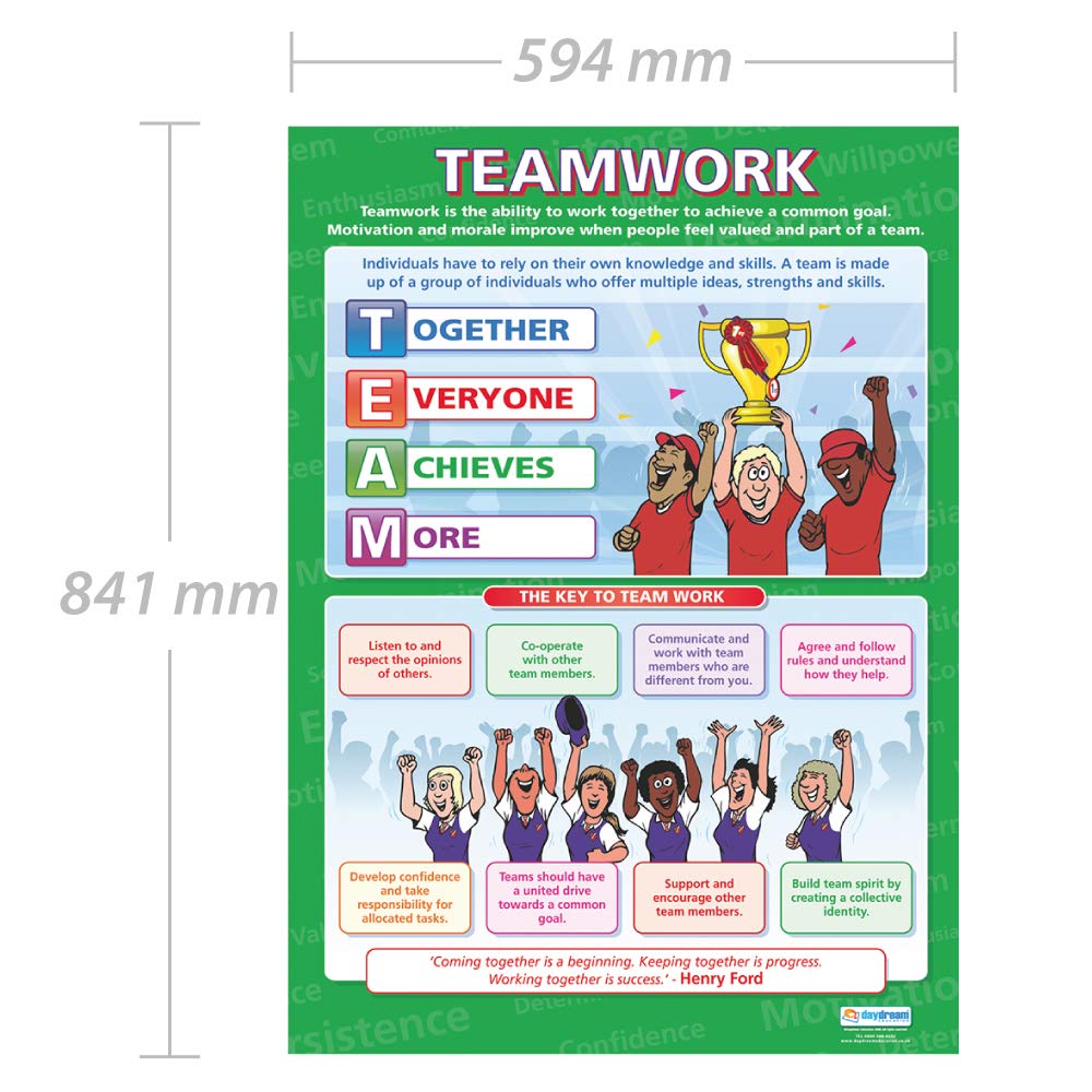 Teamwork Poster Kids