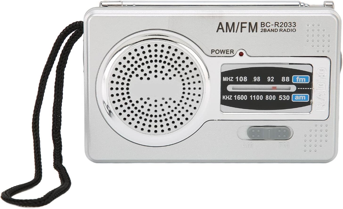 Pocket AM FM Radio, Portable Mini Transistor Radio DSP Chip, Battery ...