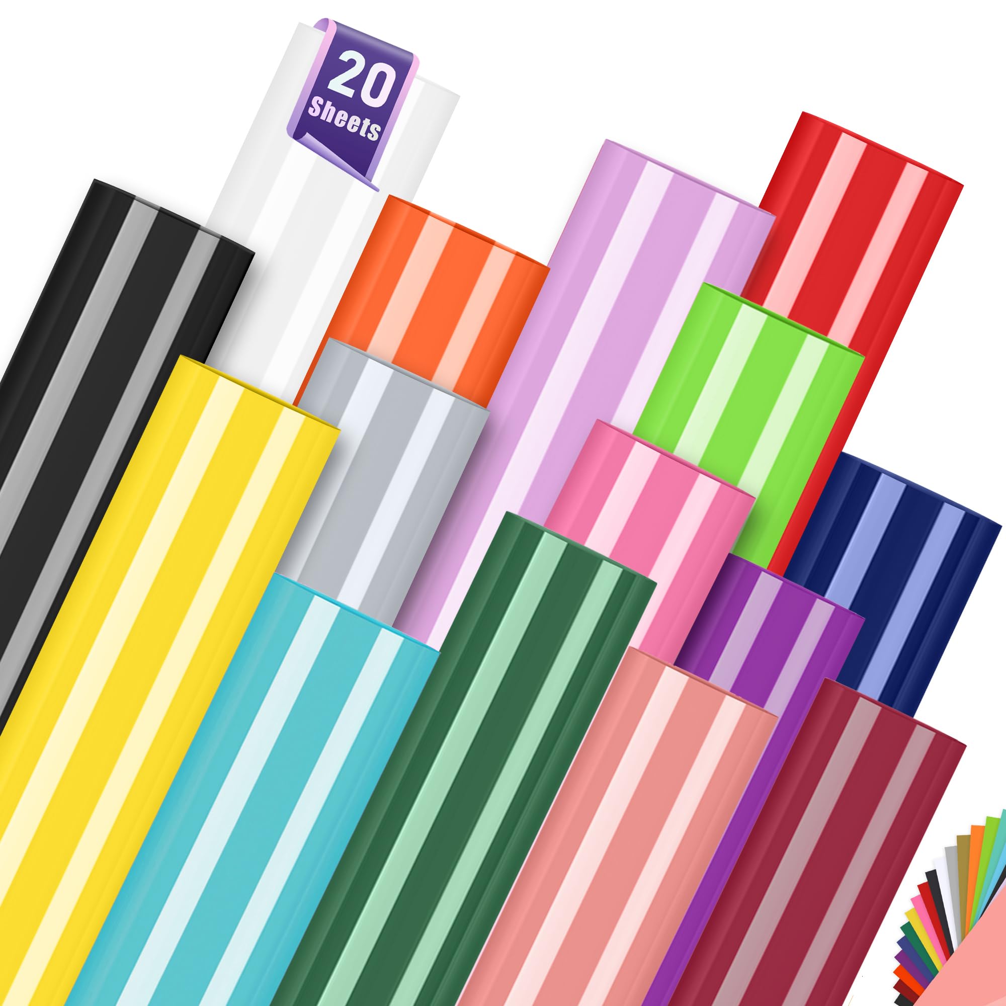 Amazon.com: YAFLC Multi Permanent Vinyl, Permanent Vinyl for All ...