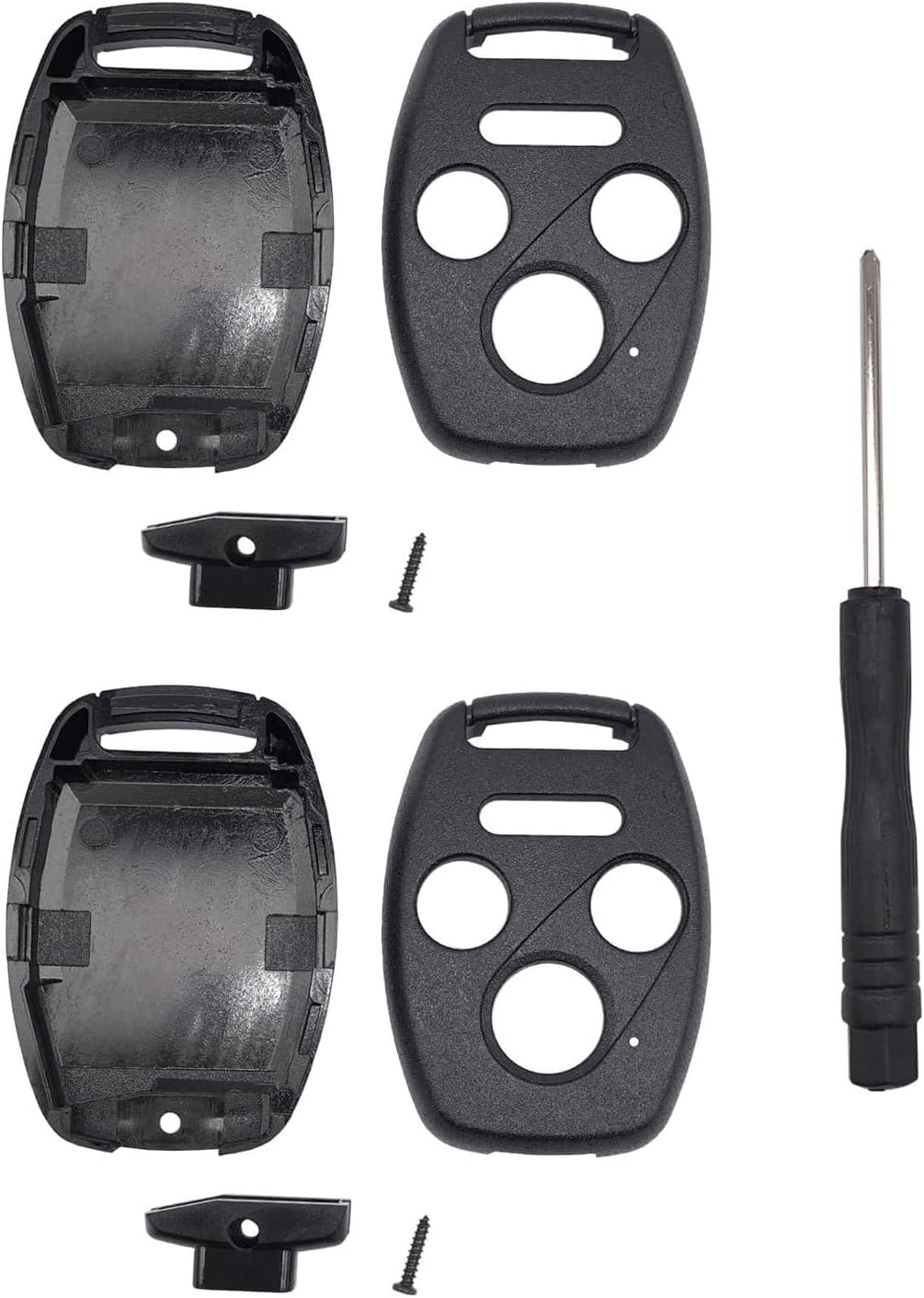 Amazon.com: KeylessPros 4-btn Car Key Cover Keyless Entry Remote Shell ...