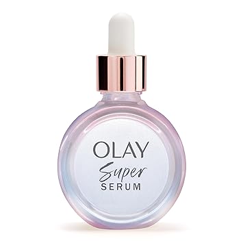 Amazon.com: Olay Super Serum 1.0 oz with Niacinamide, Vitamin C, Collagen Peptide, AHA, and ...
