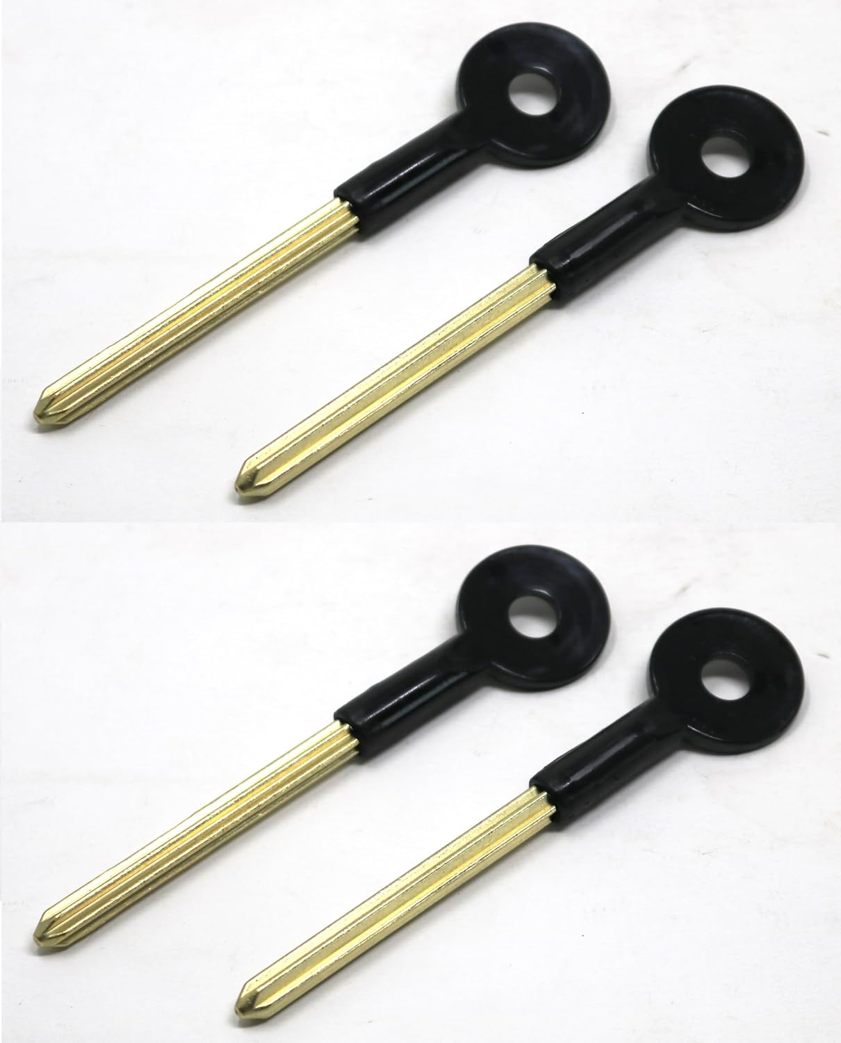 fiXte Universal Extra Long Brass Bolt Key Security Rack Door Star Key ...