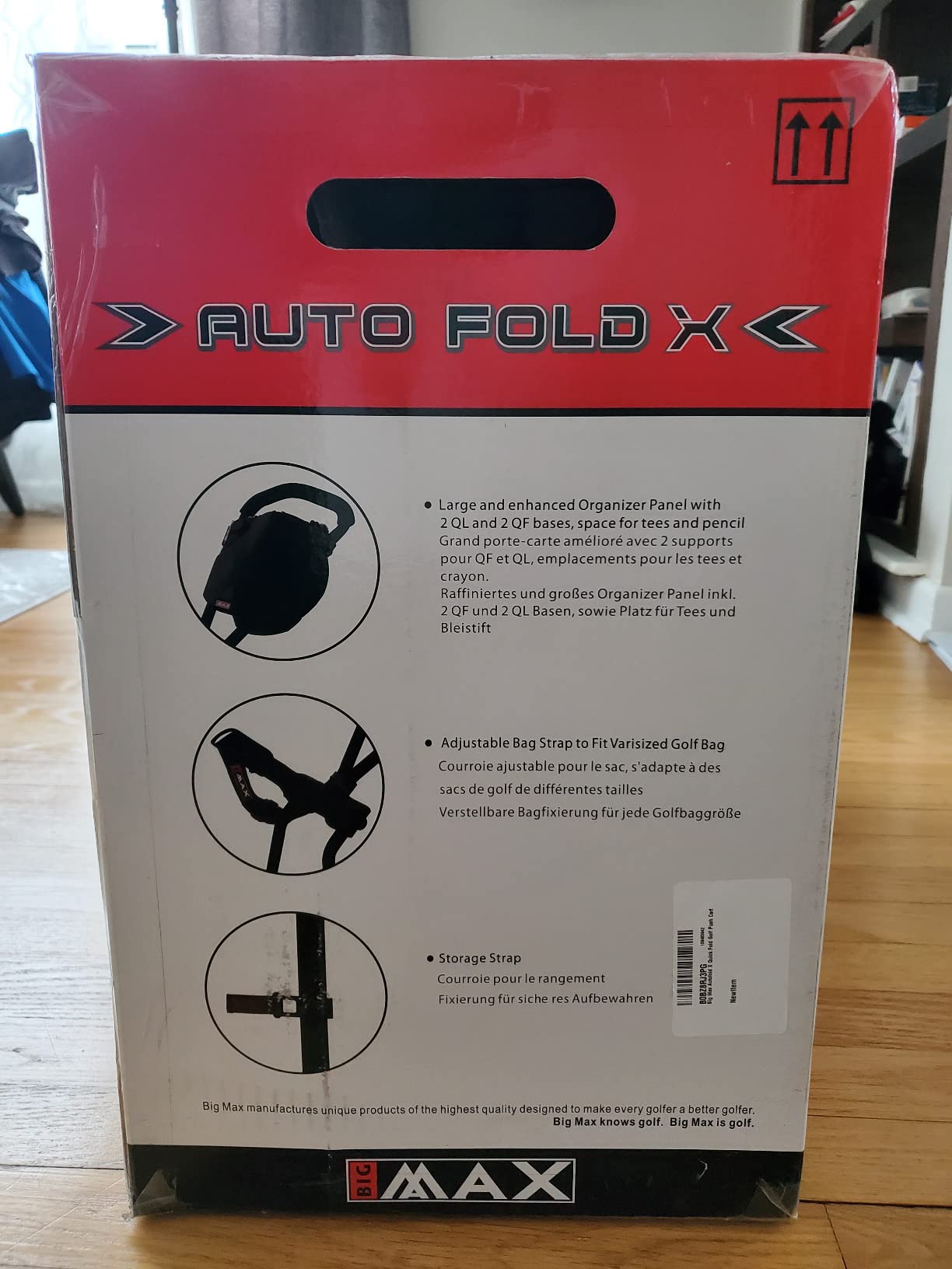 $23/mo - Finance Big Max Autofold X Golf Push Cart – Lightweight ...