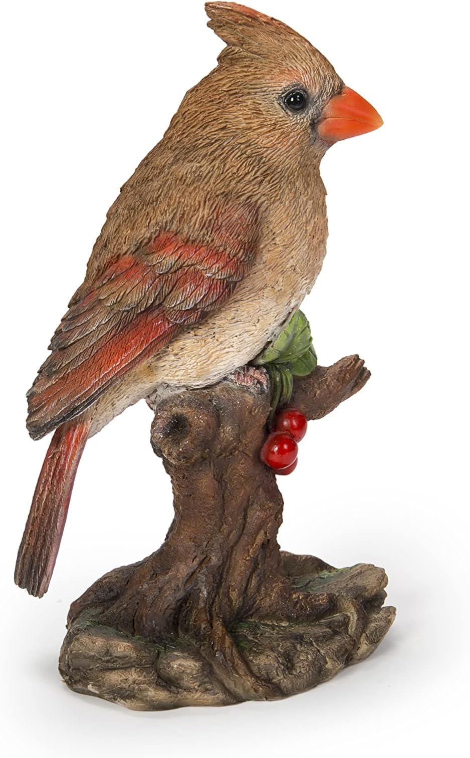 Amazon.com: Hi-Line Gift Cardinal Couple on Stump Garden Statue ...
