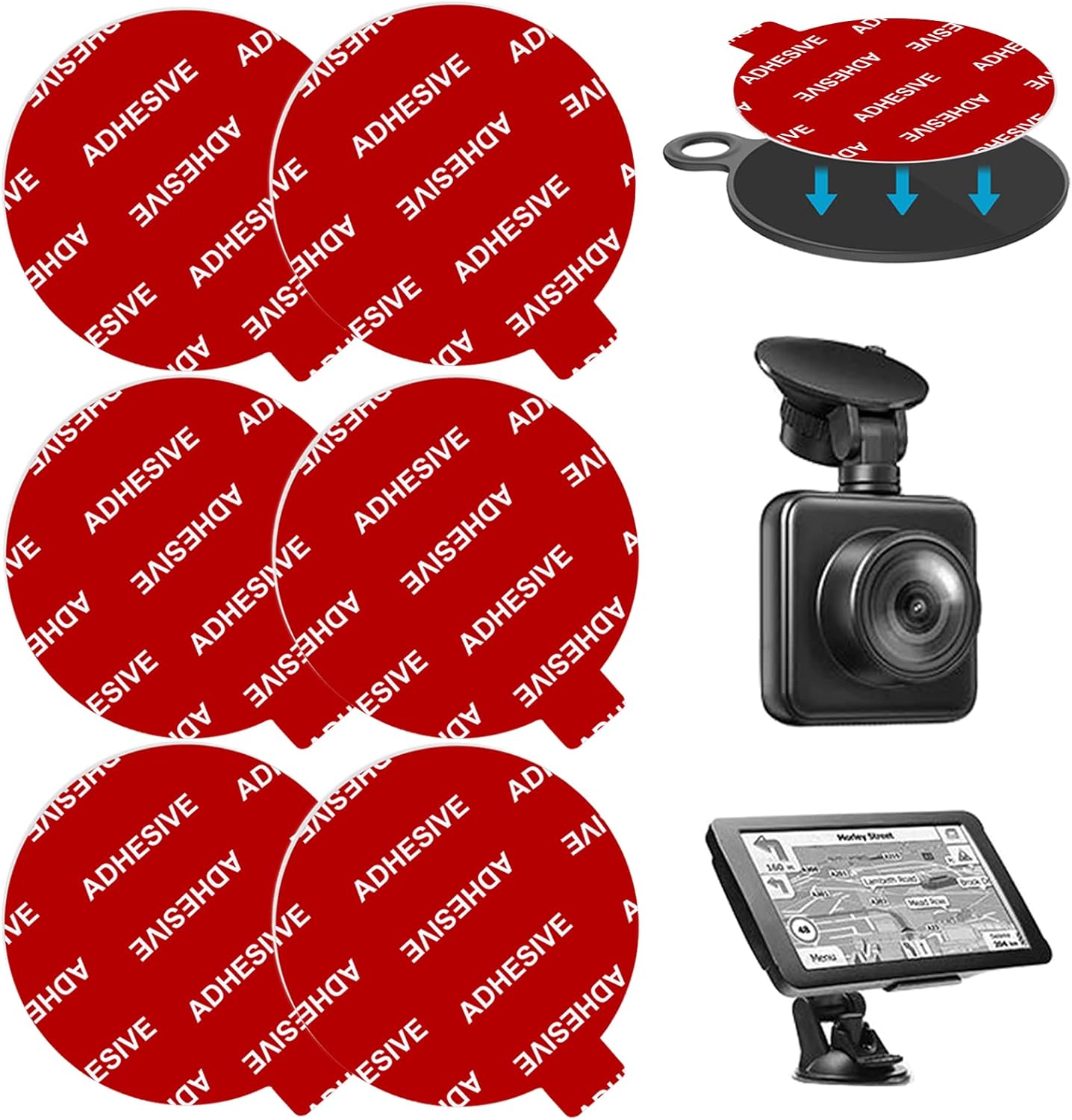 Amazon.com: AZXYI Sticky Adhesive Replacement for Windshield Camera ...