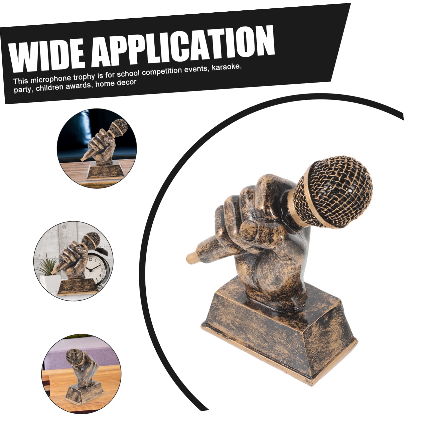 Microphone Costume Retro Microphone Trophy - Best Singing Award For ...