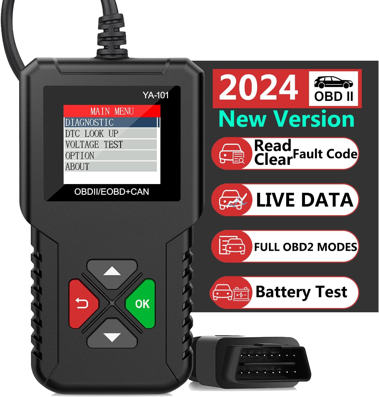 Amazon.com: MUCAR CDE900 PRO OBD2 Scanner Diagnostic Scan Tool, Full ...