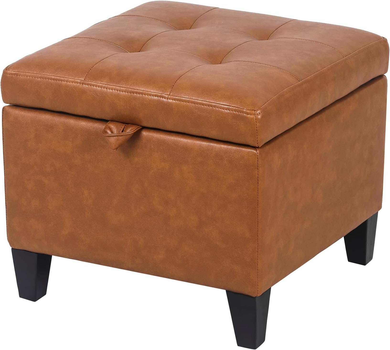 Amazon.com: Modway Perla 26 Inch Round Storage Ottoman with Tray Lid in ...