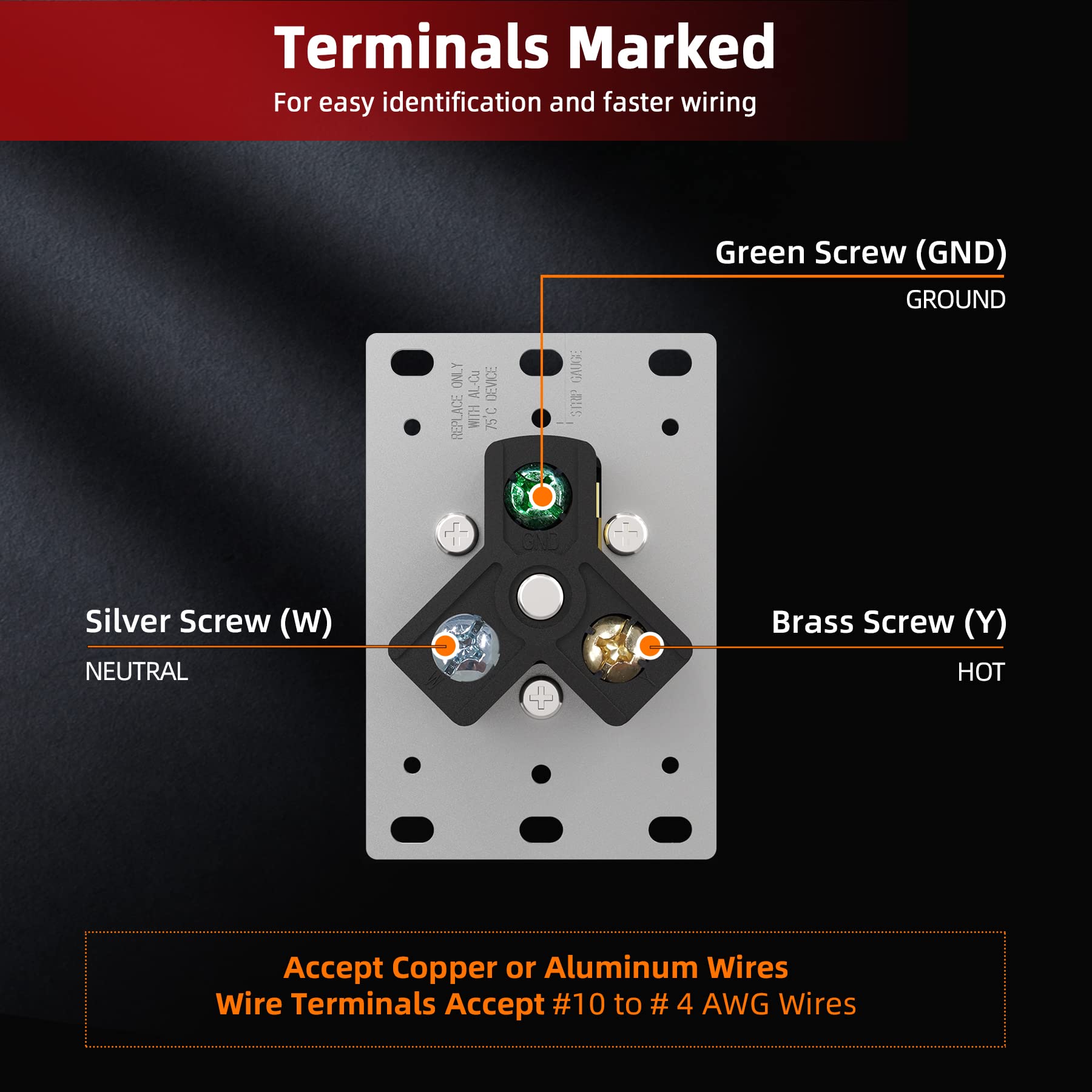 Snapklik.com : NEMA TT-30R 30 Amp 125 Volts 3 Prong Grounded Flush ...