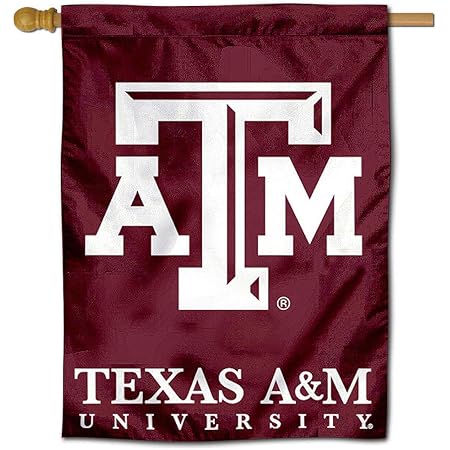 Amazon.com : Texas A&M Lone Star Logo Banner House Flag : Sports & Outdoors