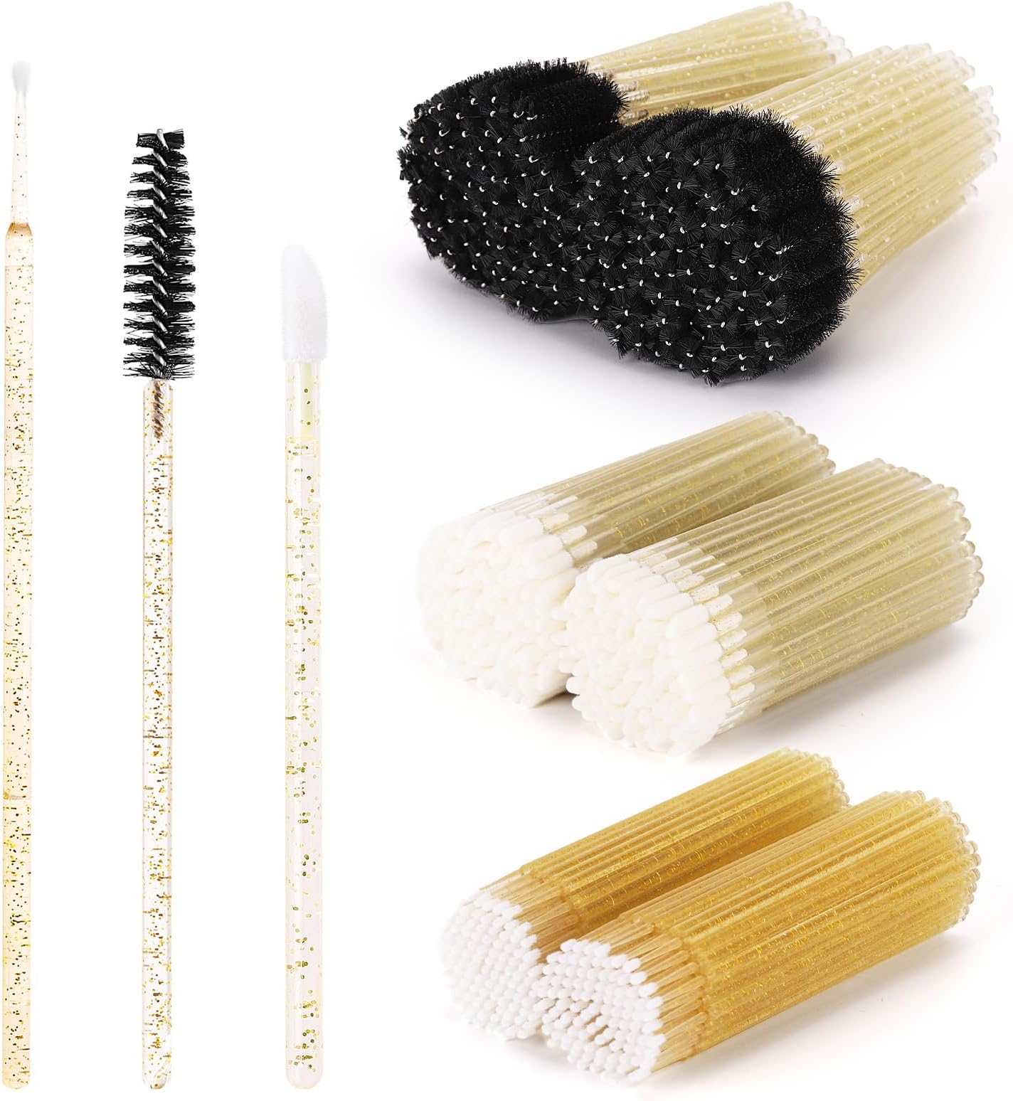 Amazon.com: 600 PCS Eyelash Extension Supplies Kit, 200 Spoolies ...