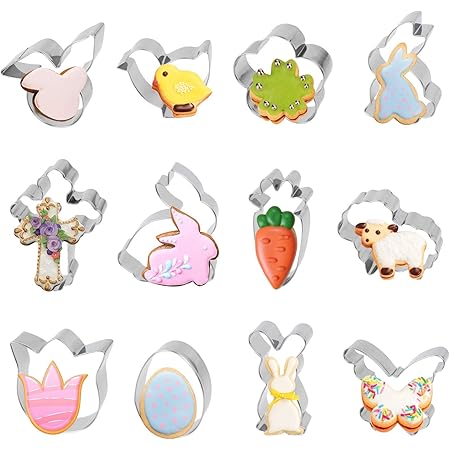 Amazon.com: R&M International Mini Easter Cookie Cutters, Butterfly ...