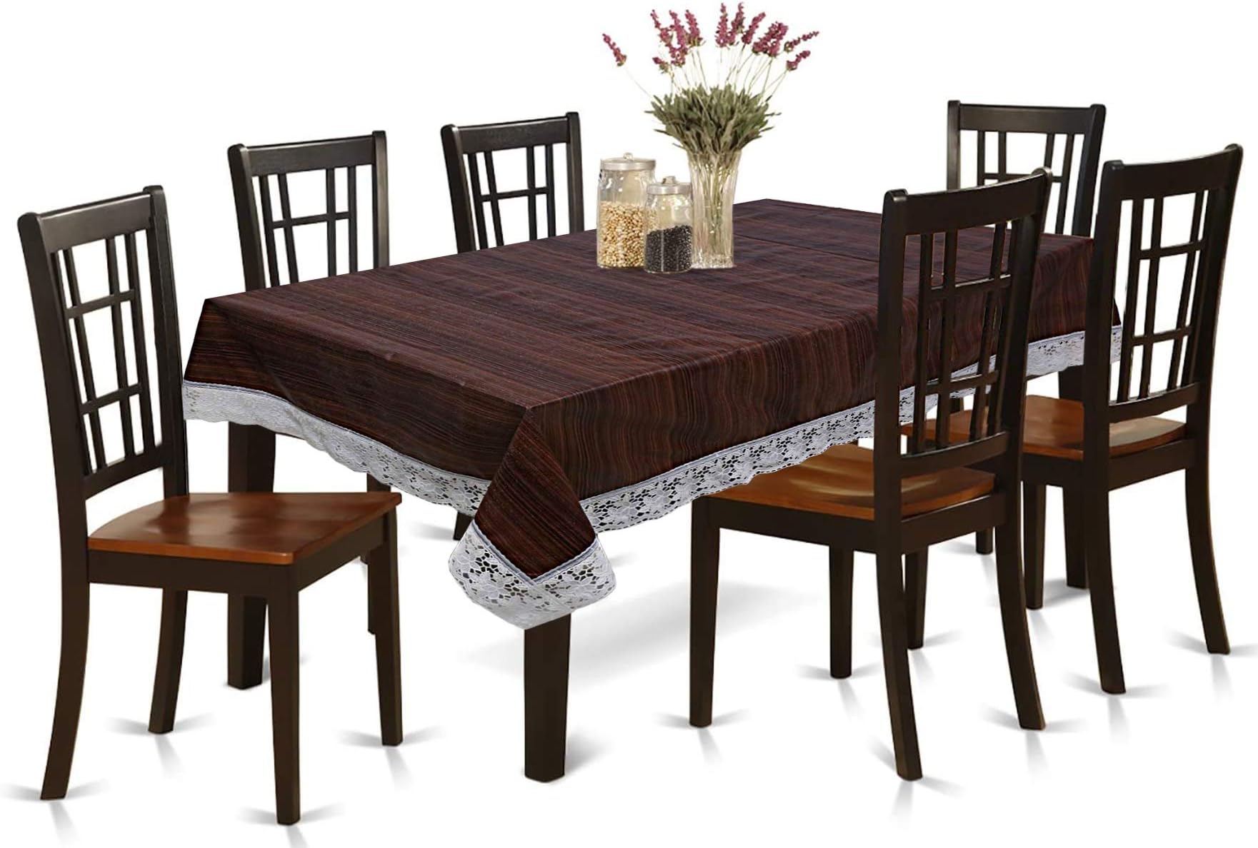 Buy Kuber Industries Dining Table Cover 6 Seater|Table Cloth|Table ...