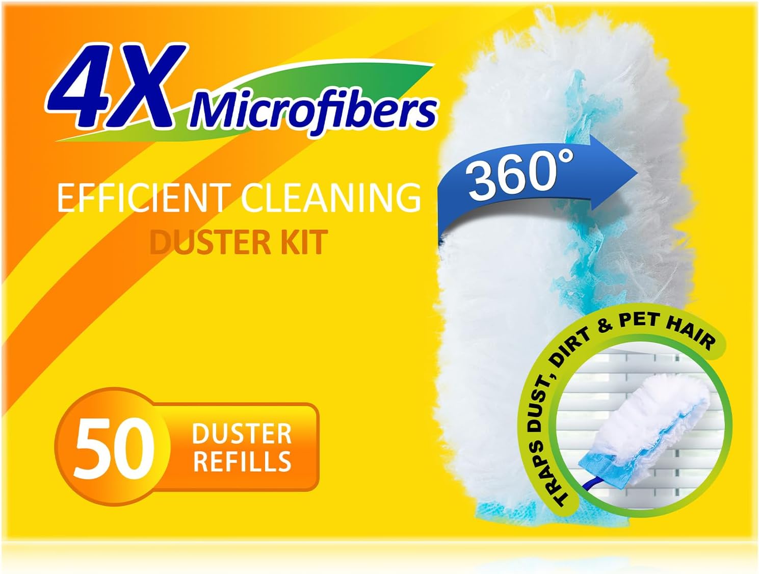 Amazon.com: Swiffer 21459CT Refill Dusters, Dust Lock Fiber, Light Blue ...