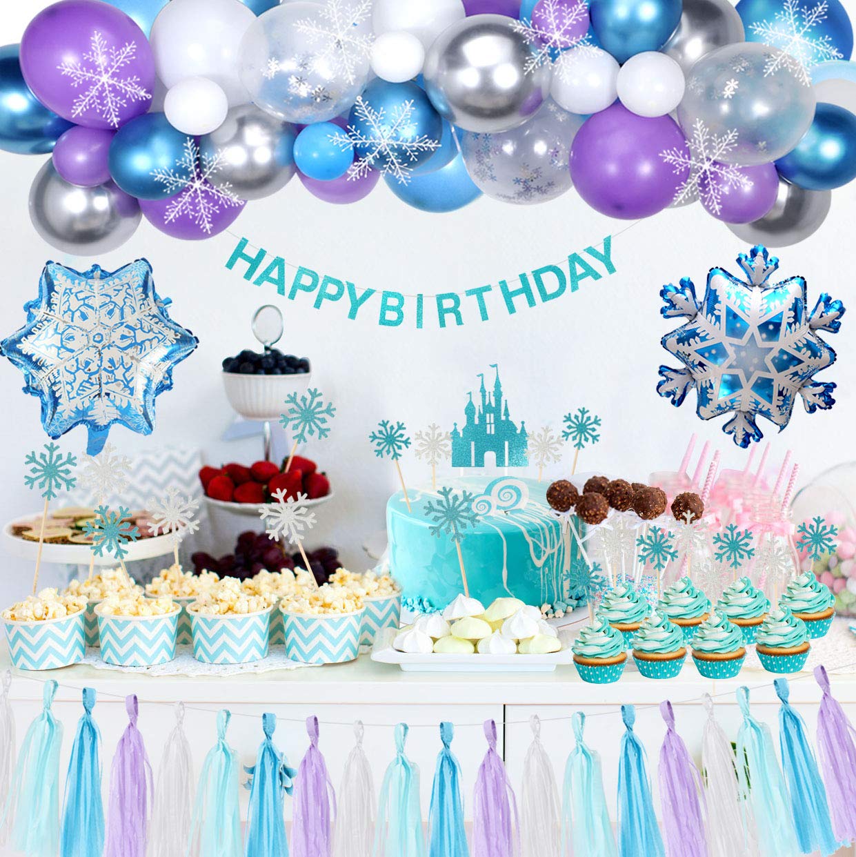 Tacobear Frozen Elsa Birthday Decoration Blue Party Decorations Balloon tacobear-frozen-elsa-birthday-decoration-blue-party-decorations-balloon