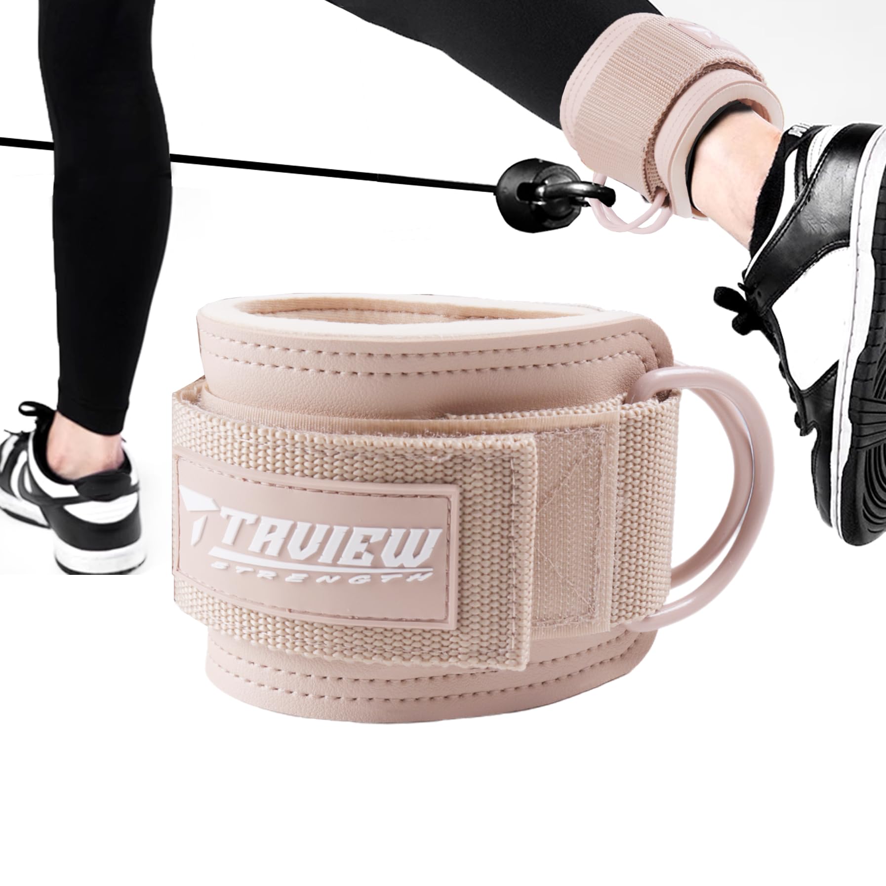 Snapklik.com : TAVIEW Ankle Straps Cable Machine Attachment For Gym