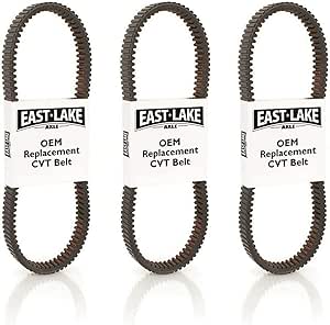 Amazon.com: East Lake Axle CVT carbon fiber drive belt 3-Pack for Ski ...