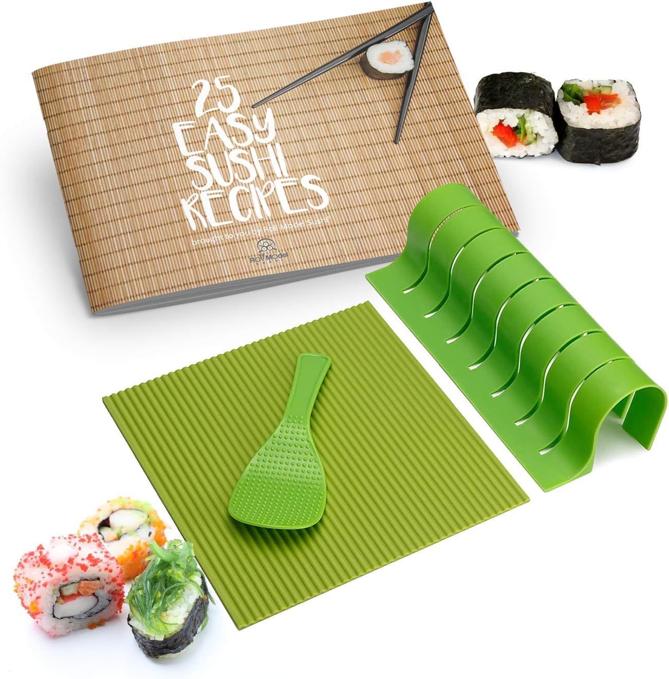 Amazon.com | Sushi Making Kit for Beginners - Premium Grade Sushi Maker ...