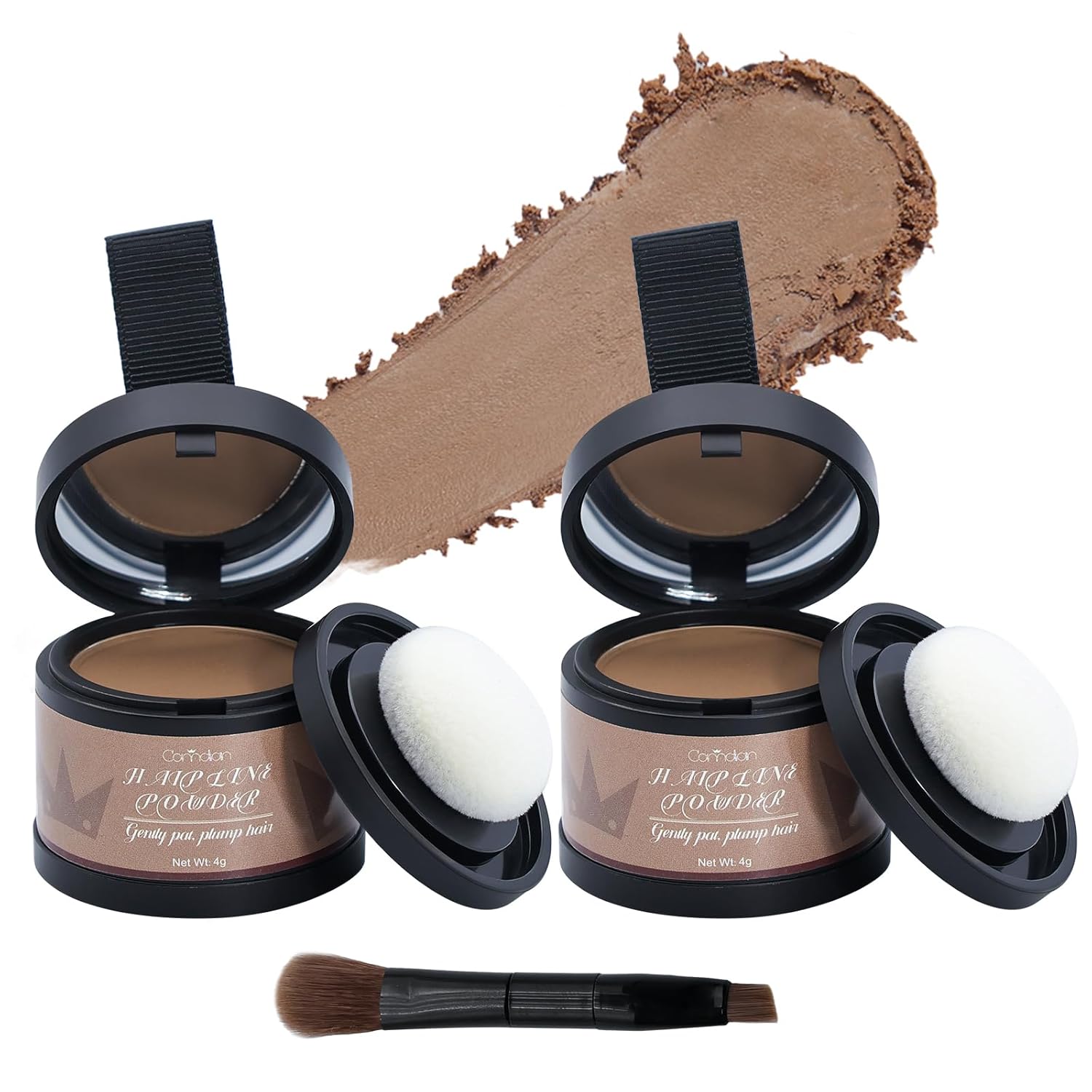 Amazon.com: 2 Pack Hairline Powder for Women and Men,Used to Root Touch ...