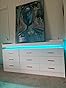 Amazon.com: Hlivelood 10 Drawer Dresser with LED Light and Charging ...