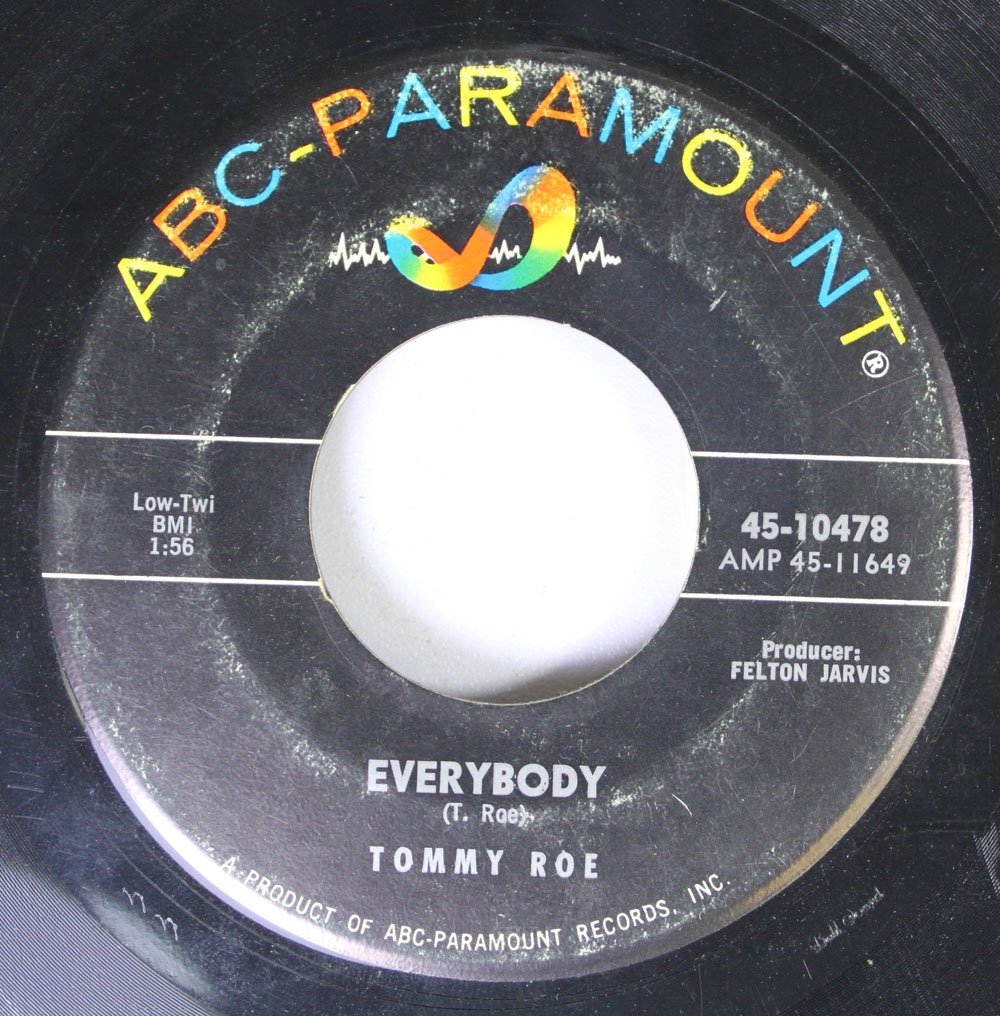 TOMMY ROE 45 RPM EVERYBODY / SORRY I'M LATE, LISA - Amazon.com Music