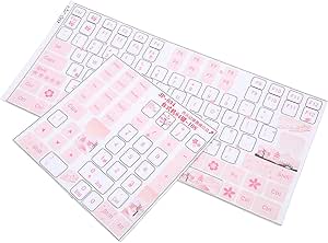 Amazon.com: VBESTLIFE Universal Keyboard Stickers Clear PVC English ...