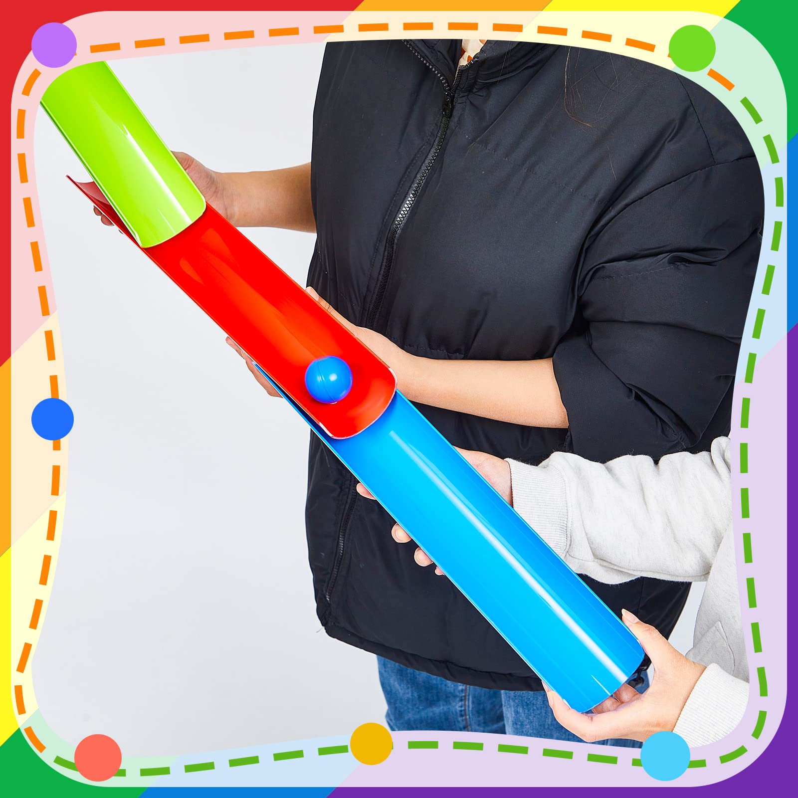 Snapklik.com : 2 Sets Team Building Activities Pipeline Kit Group Games ...