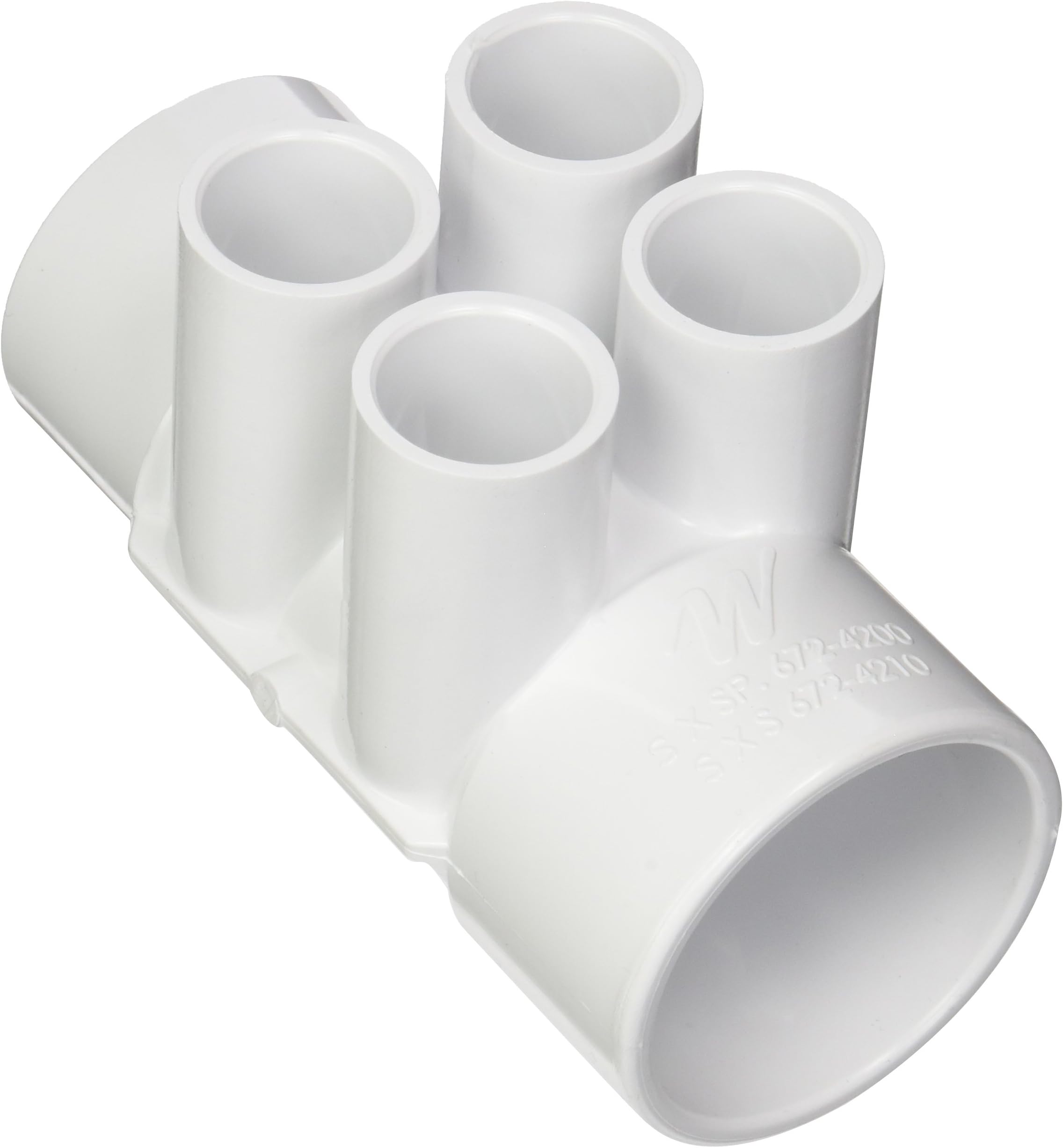 Amazon.com: Waterway Plastics 806105121288 2" S X Dead End (4) 3/4" Rib ...