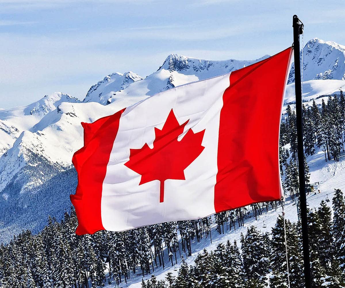 Canadian Flag 3x6Ft Outdoor Indoor, 250D Durable Nylon Heavy Duty ...