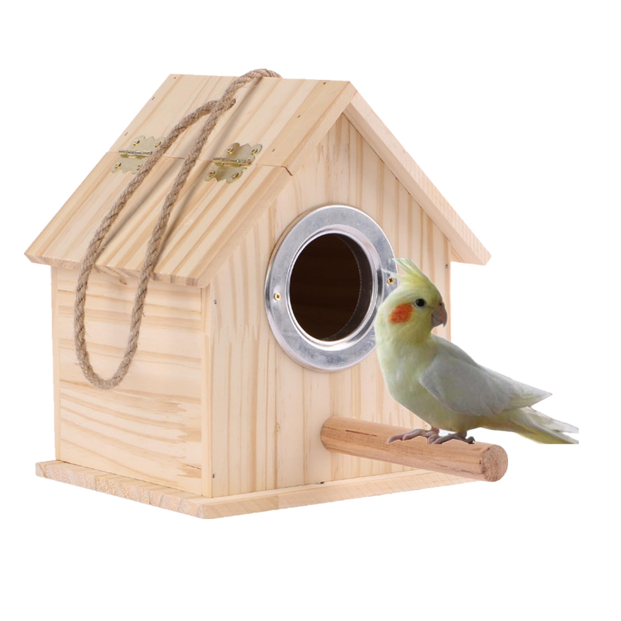 Snapklik.com : Cockatiel Nest Box, Parakeet Nest Warm Box, Bird Nesting ...
