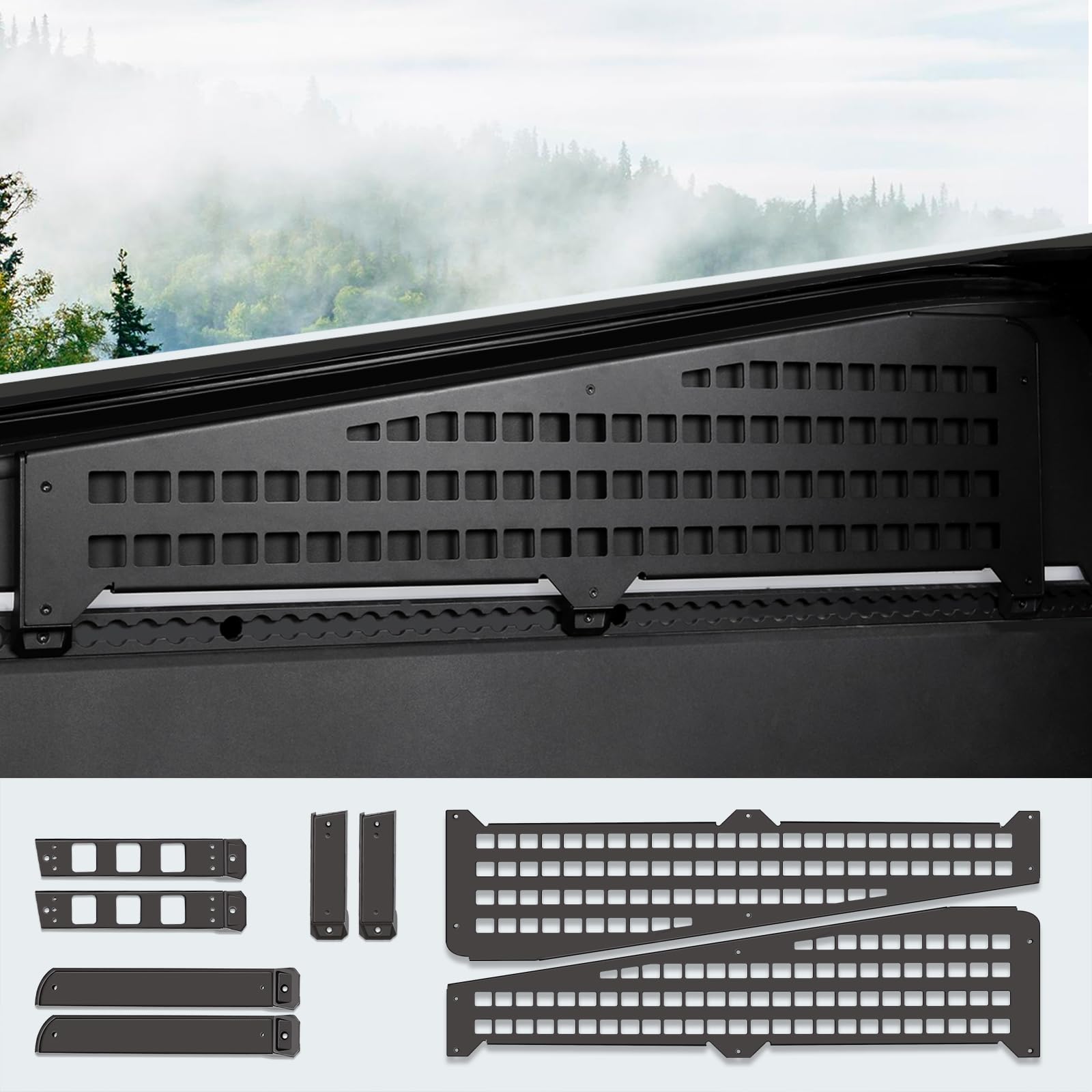 Amazon.com: LUMWAY Molle Panels for Cybertruck Accessories, Truck Bed ...