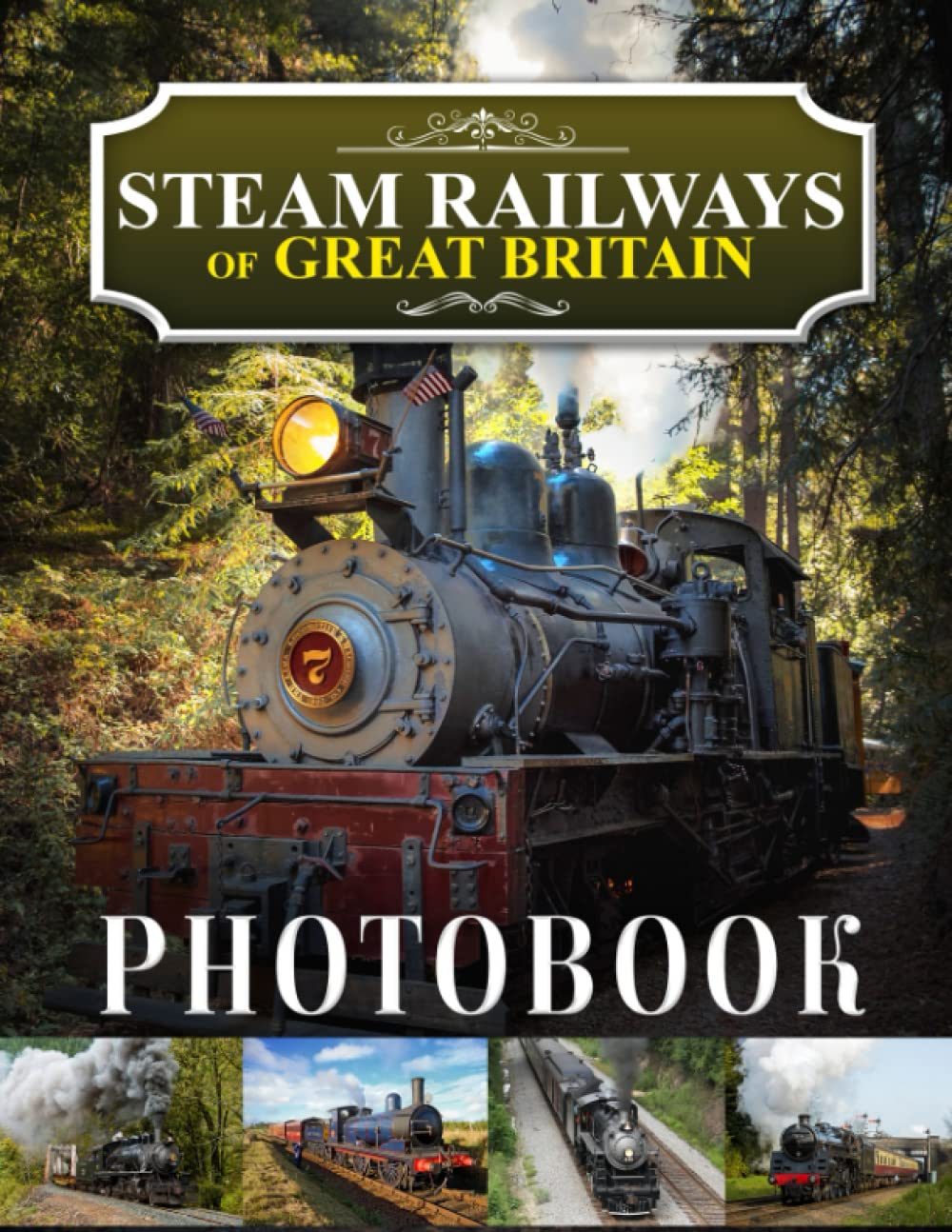 Steam Railways Vintage Photo Book: Steam Trains Picture Book - 30 ...