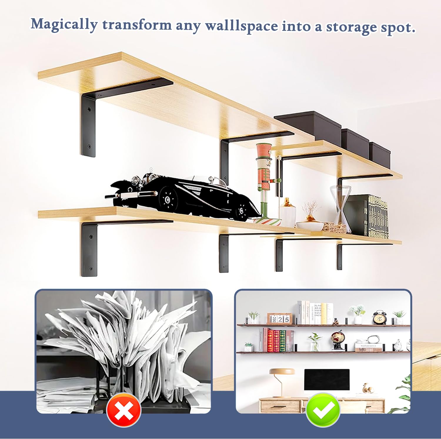 Snapklik.com : Countertop Support Bracket 16 Inch 4 Pack Granite ...