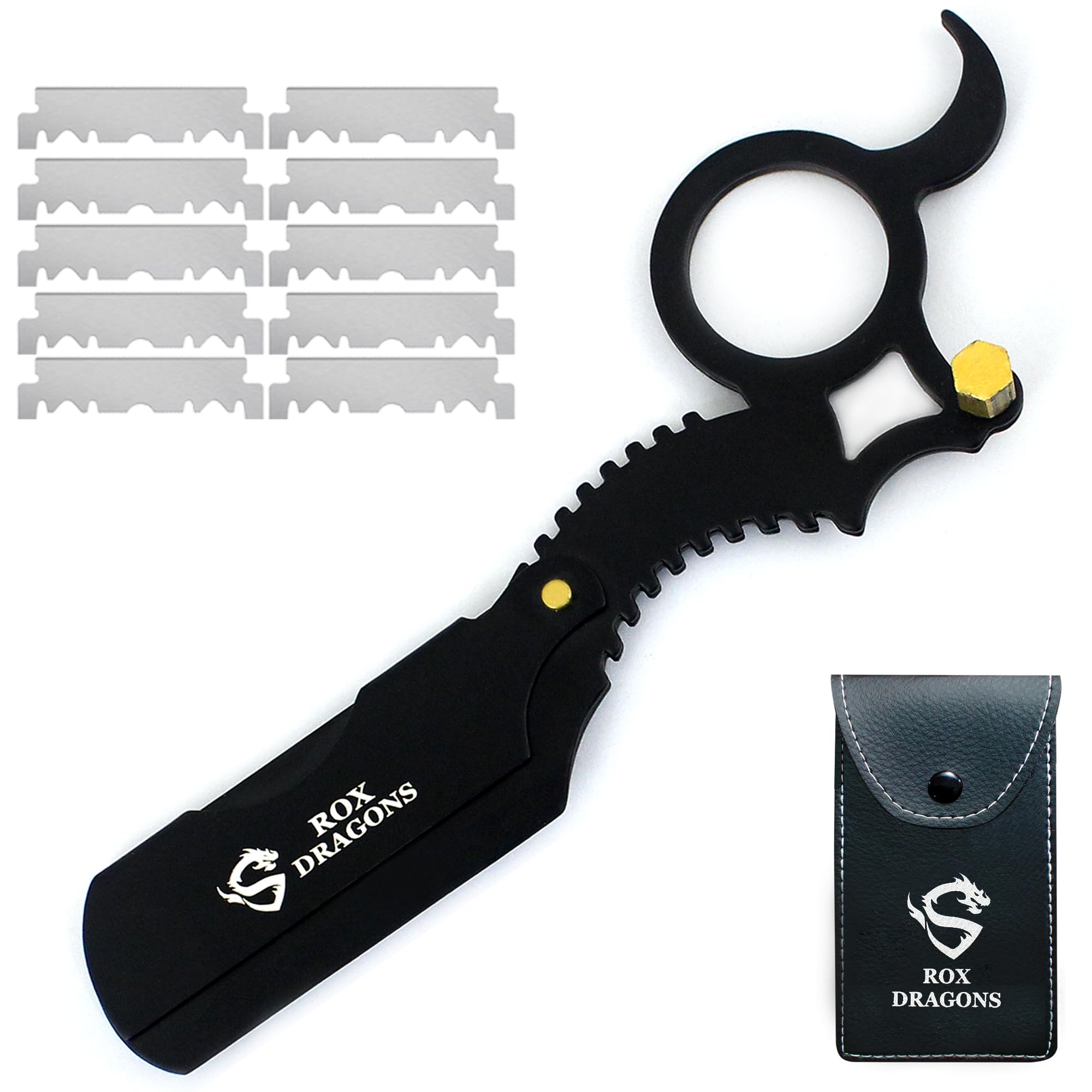 Amazon.com: Rox Dragons - Professional Straight Razor, Straight Razors ...