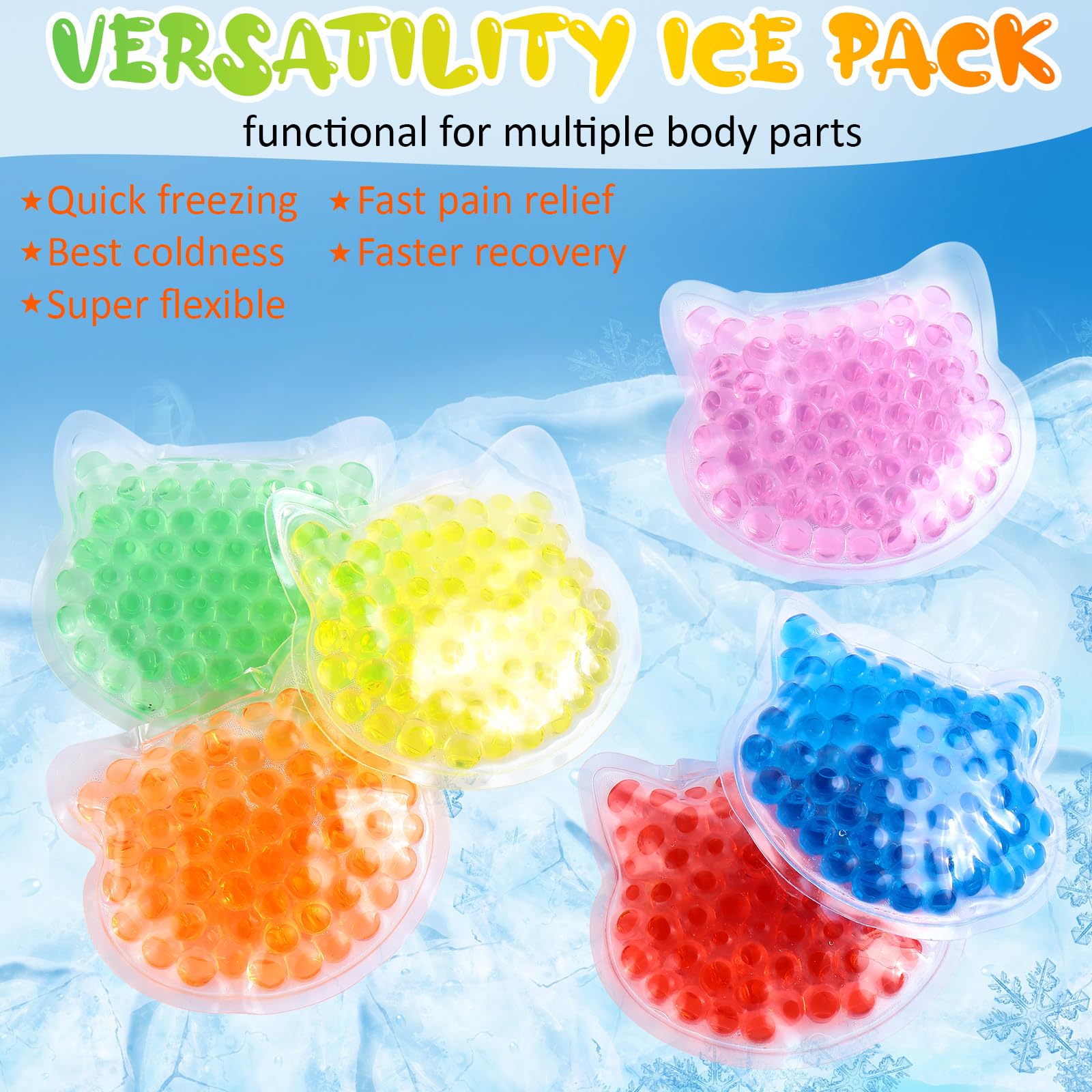 Snapklik.com : 30 Pcs Boo Boo Ice Pack Cold Packs Reusable Ice Packs ...