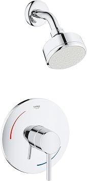 Grohe 3507510A Concetto Shower Combination, Starlight Chrome - Amazon.com