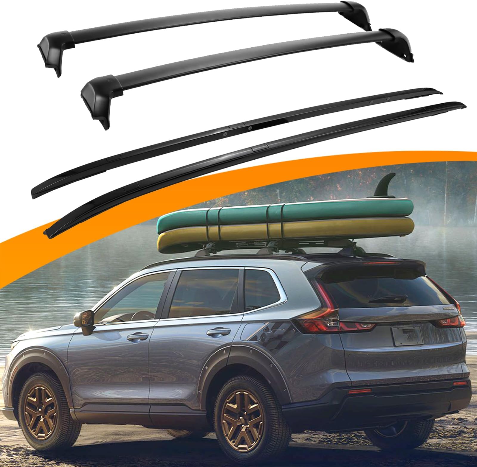 Amazon.com: Snailfly 4 PCS Roof Rack Cross Bars Fit for Honda CRV CR-V ...