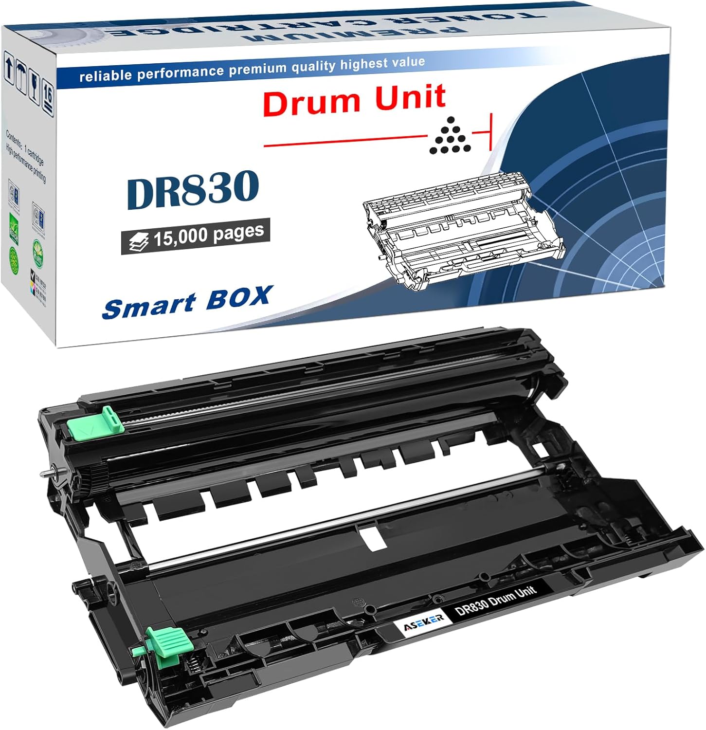 Amazon.com: ASEKER DR830 Drum Unit Replacements for DR830 DR 830 Use ...