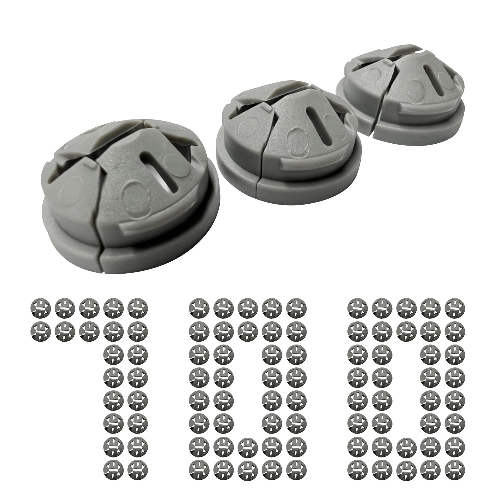 Snapklik.com : Dicio Grey Snap Terminal 700 PCs Nylon Cable Connector 3 ...