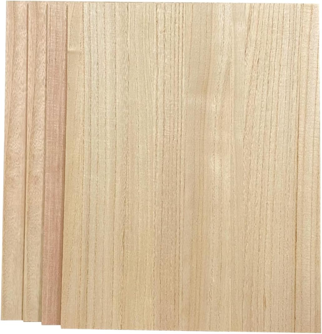 Amazon.com: Cregugua 4 Pack Veneered MDF Sheets 18"x23"-1/4 Inch Thick ...