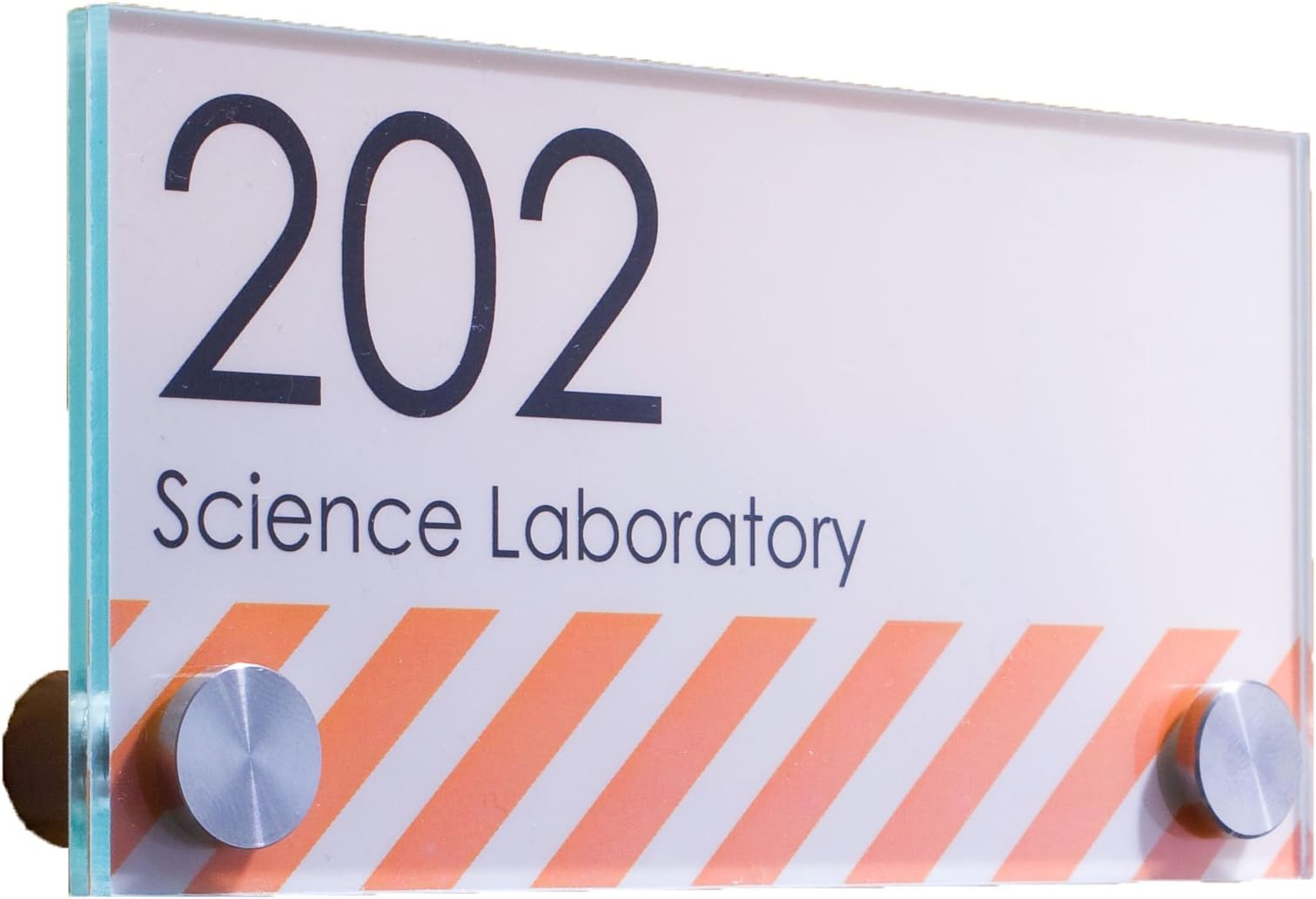 Amazon.com : 6 x 3-Inch Complete Sign Systems, Green Edge Acrylic ...