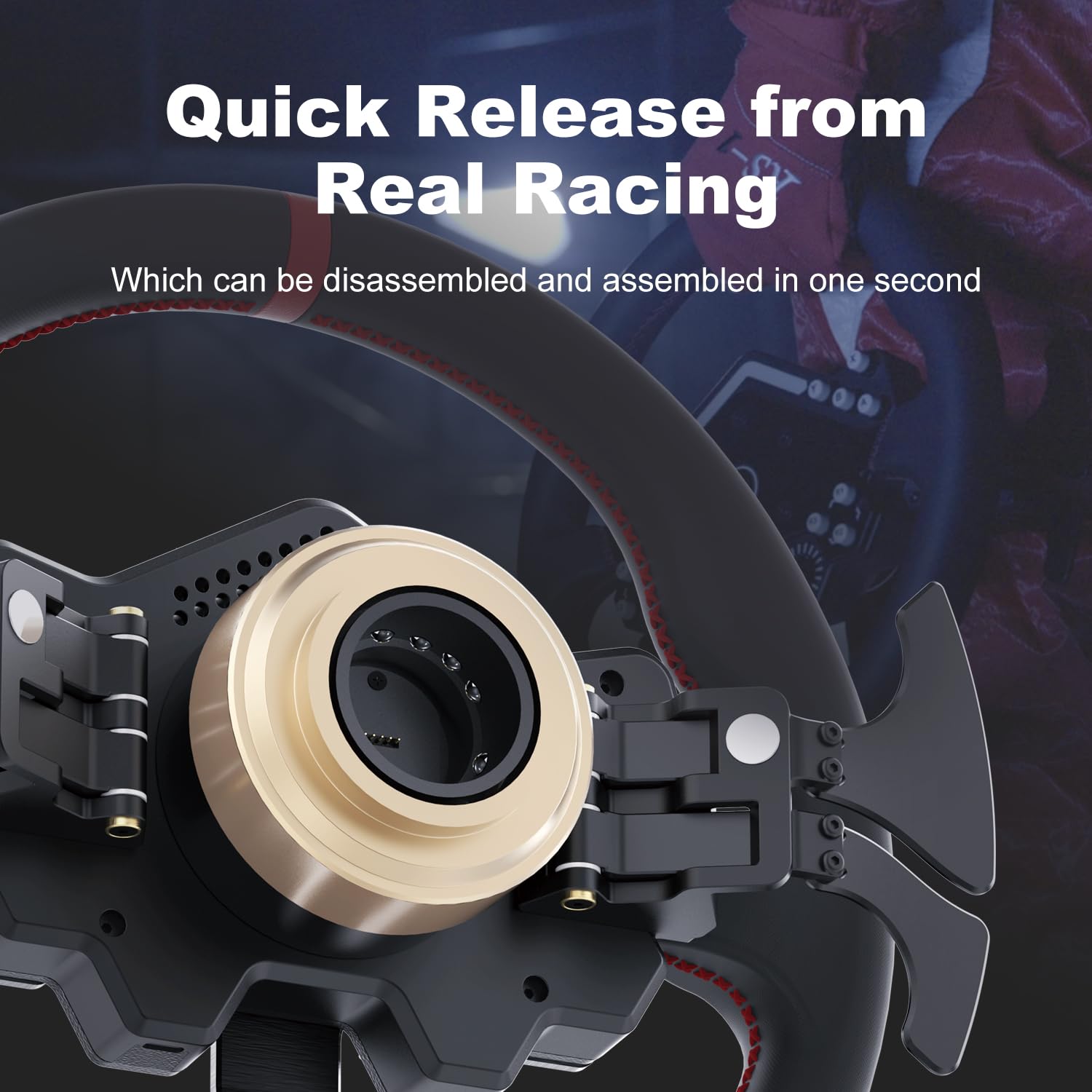 Snapklik.com : PXN V12 Lite Direct Drive Steering Wheel 6Nm Servo Sim ...