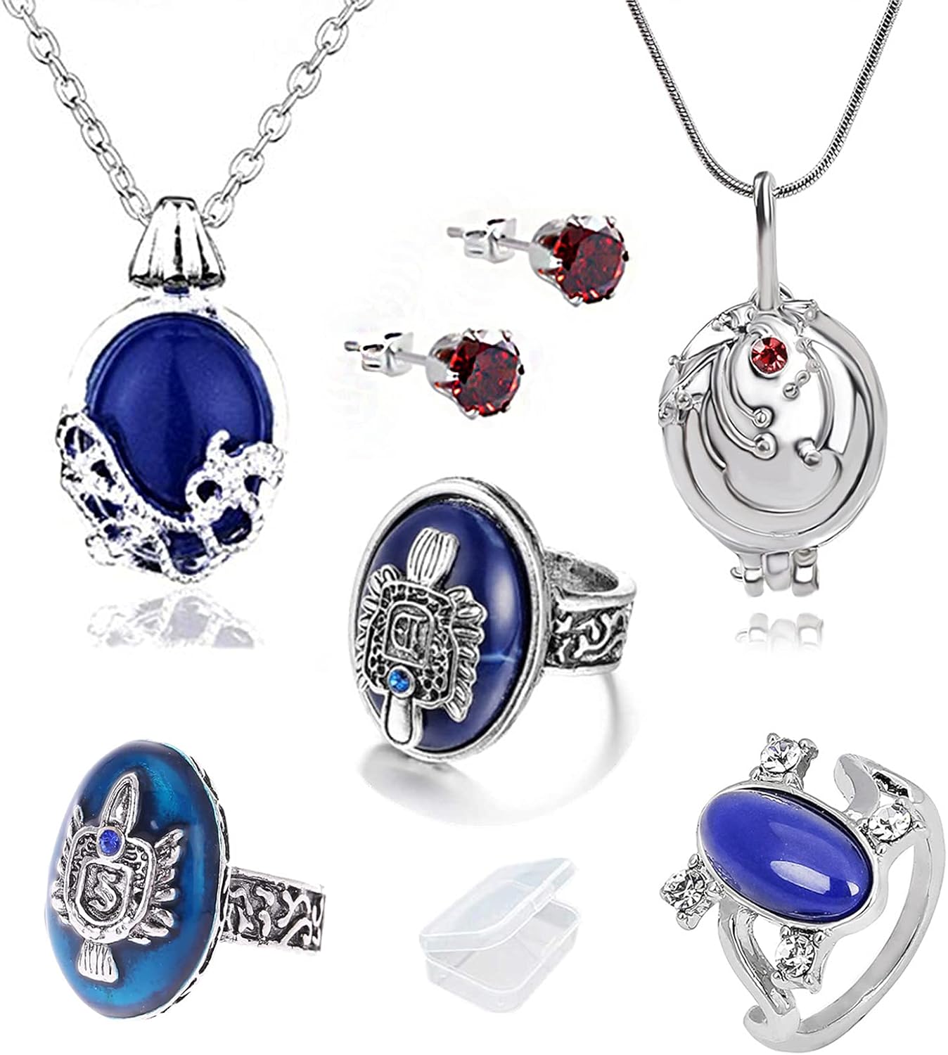 Amazon.com: UoYu Damon's Ring Opening Vervain Locket Pendant Necklace ...