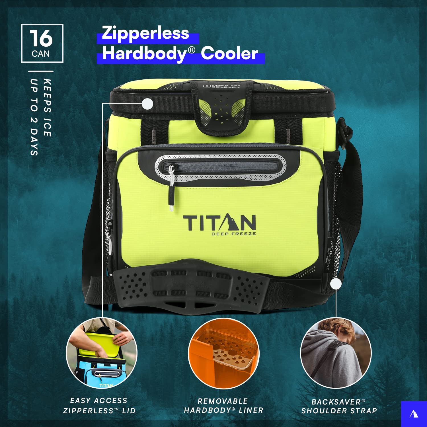 Snapklik.com : Arctic Zone Titan Deep Freeze Cooler - 48 Can Zipperless ...